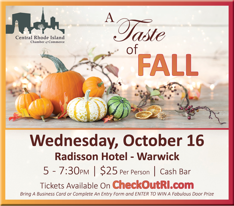 A Taste of Fall [Radisson Hotel] - Wed., Oct. 16 | CheckOutRI ...
