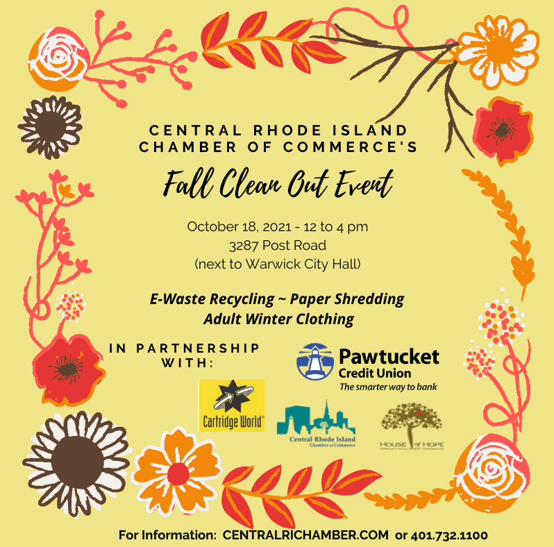 Fall Clean Out Event [E-Waste, Shredding, Adult Clothing] - Mon., Oct ...