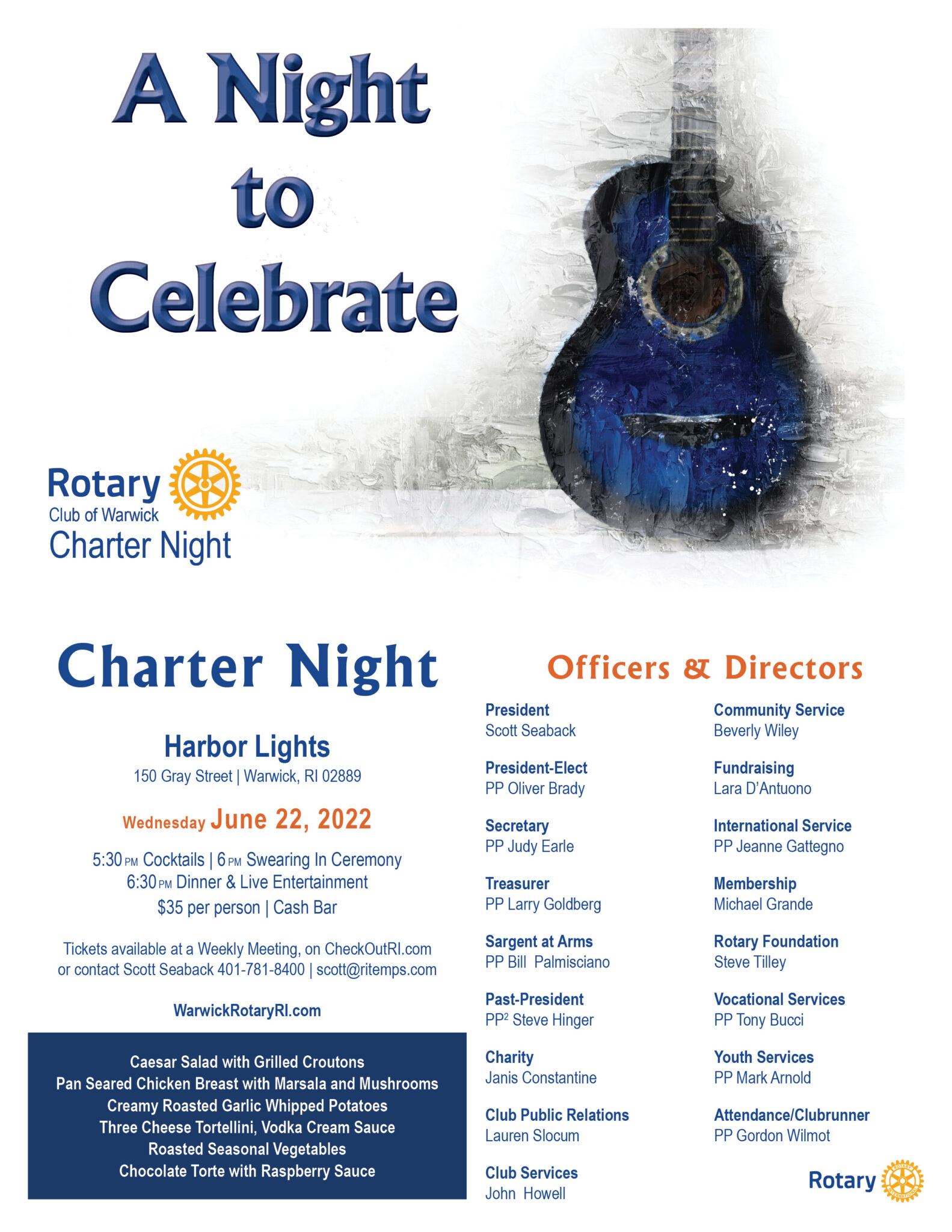 Warwick Rotary Charter Night Celebration - Wed., June 22 | CheckOutRI ...