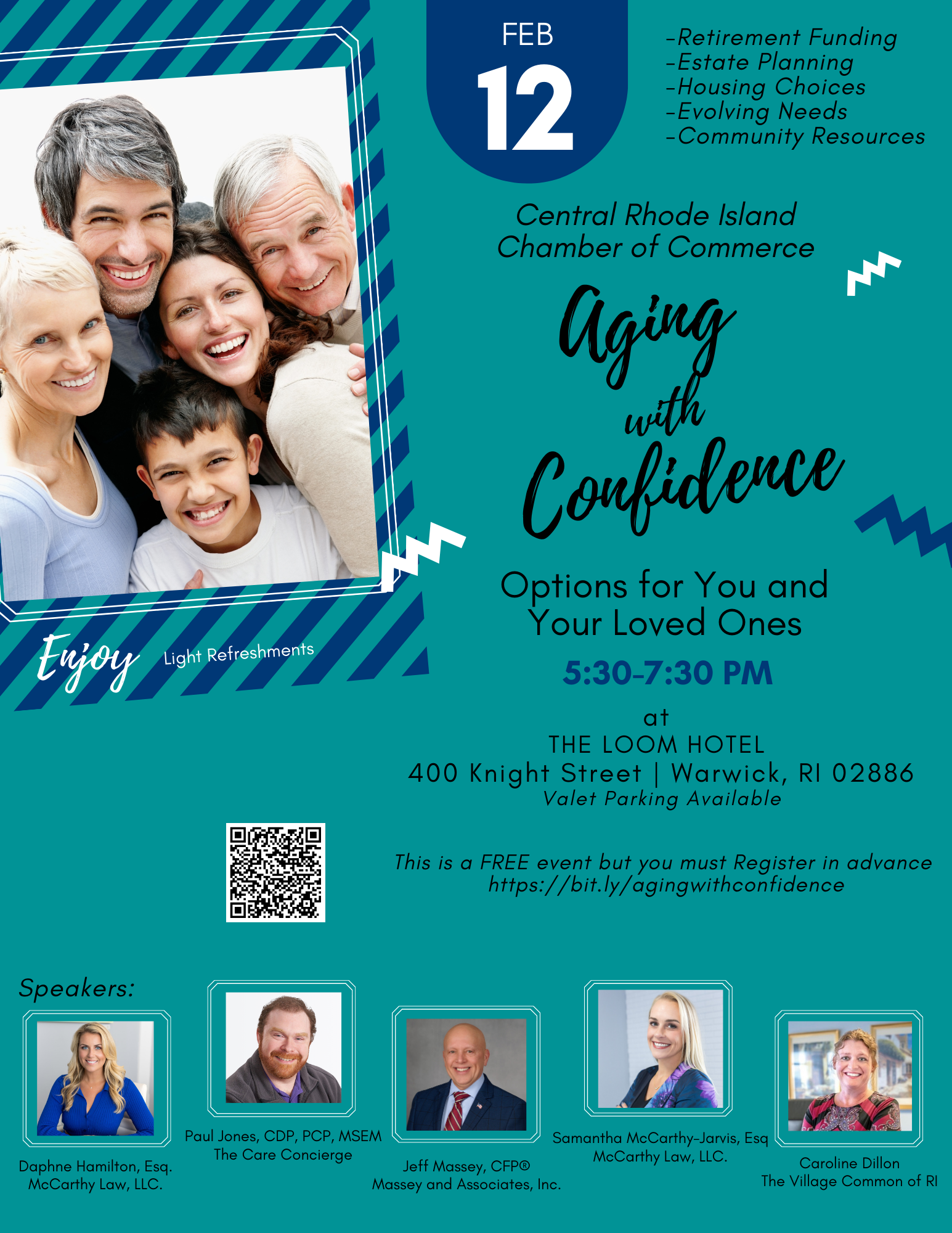 Aging with Confidence: Options for You and Your Loved Ones - Wed., Feb ...